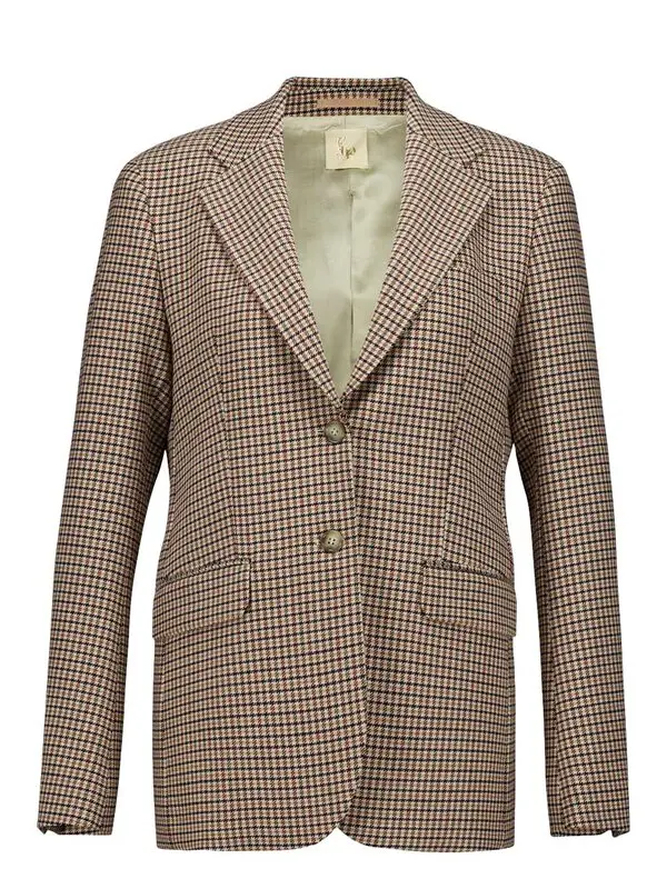 PAULA Chess Check Blazer - Multicolour