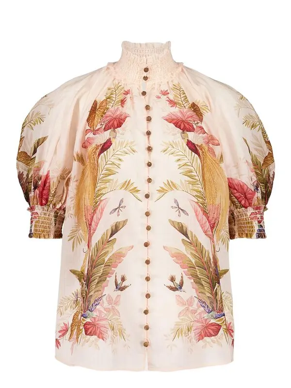 Zimmermann Floral Billow Blouse - Multicolour
