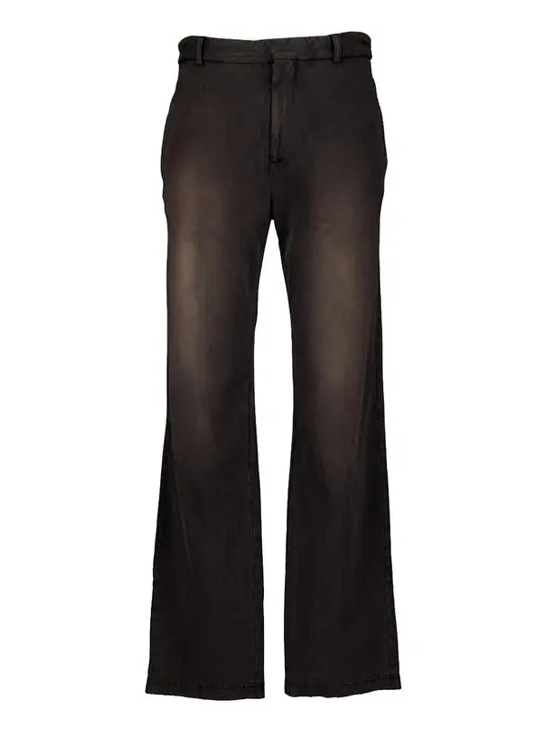 Balenciaga Slim Worn-out Pants - Black