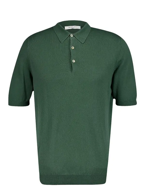 Boglioli Cotton Polo T-shirt - Green