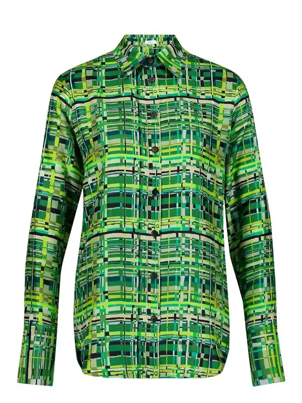 FERRAGAMO Long Sleeved Check Shirt - Multicolour