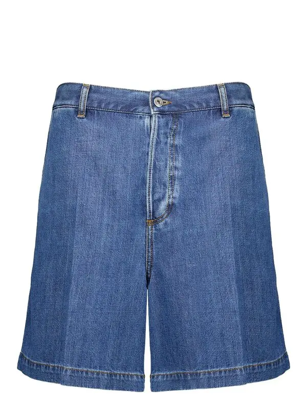 Valentino Garavani Denim Bermuda Shorts - Blue