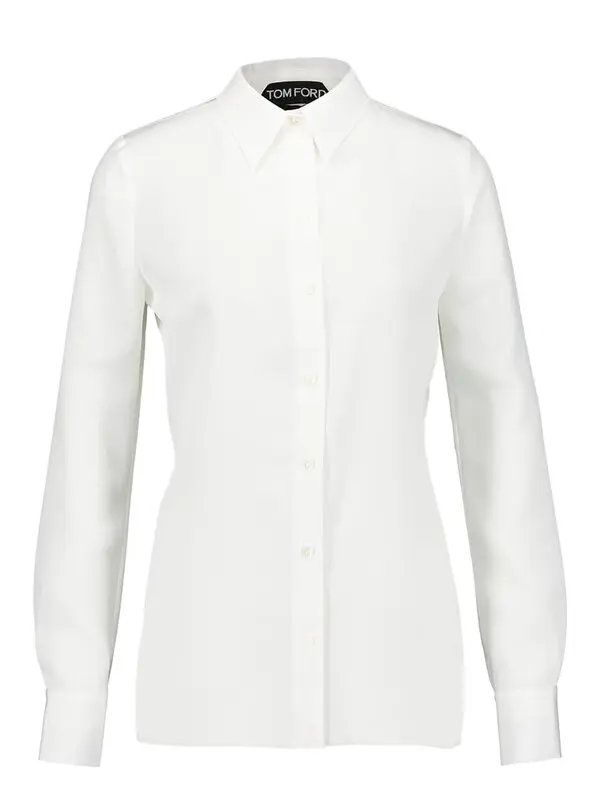 TOM FORD Satin Silk Shirt - White