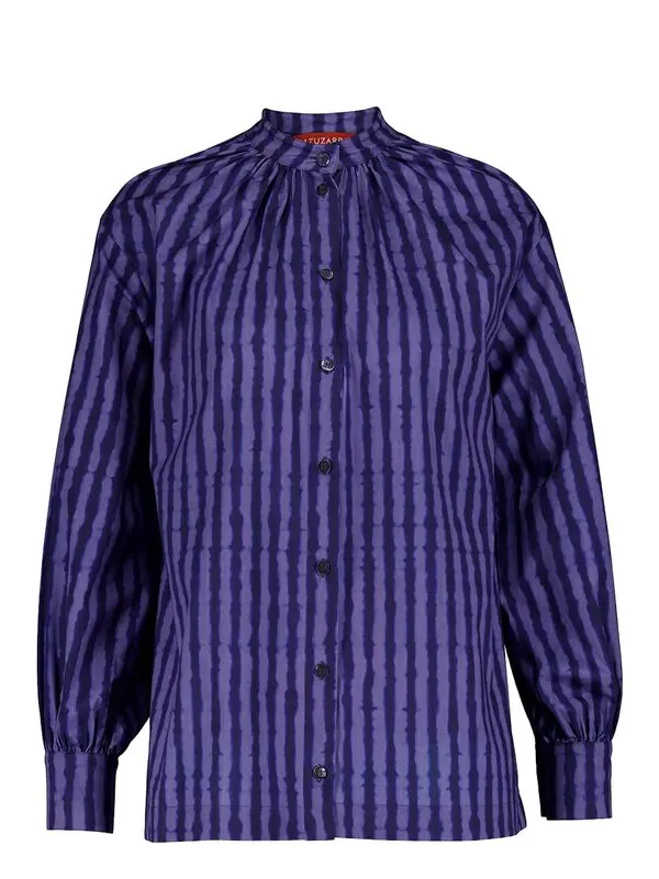 Altuzarra Teresa Striped Top - Blue