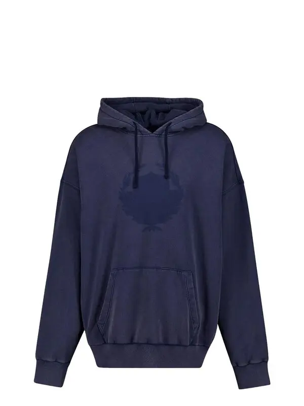 Givenchy Shadow Oversized Hoodie - Blue