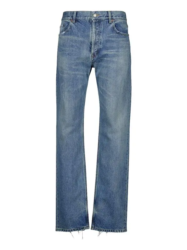 Saint Laurent Charlotte Denim Jeans - Blue