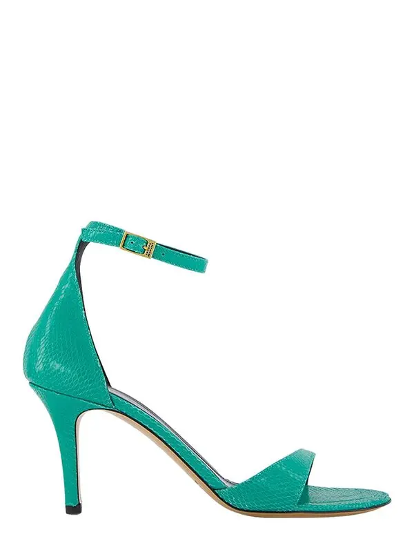 Isabel Marant Ailisa Leather Sandals - Green