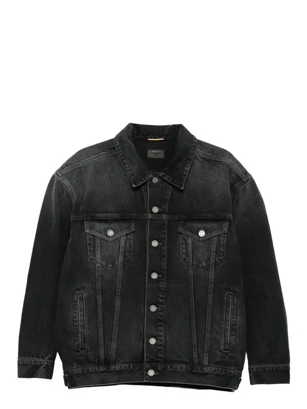 Saint Laurent Oversized Denim Jacket - Black