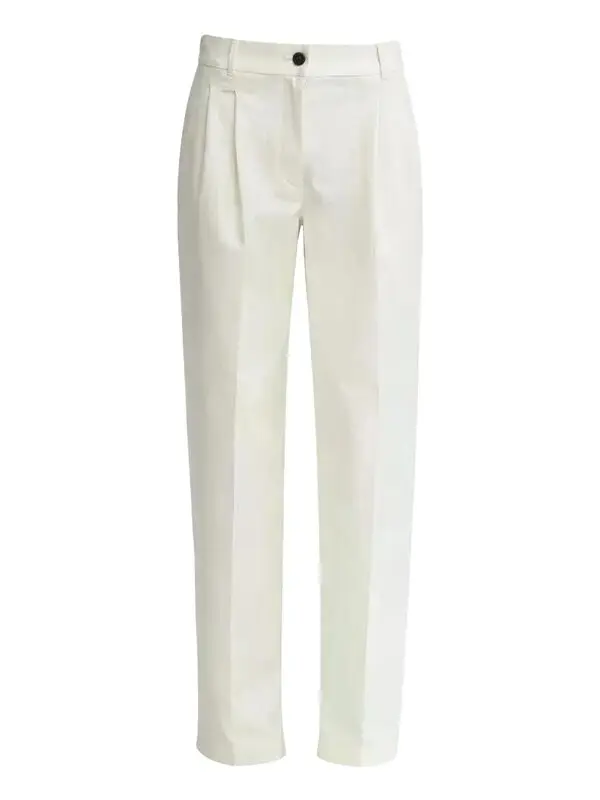 Calvin Klein Pleat-detail Trousers - White