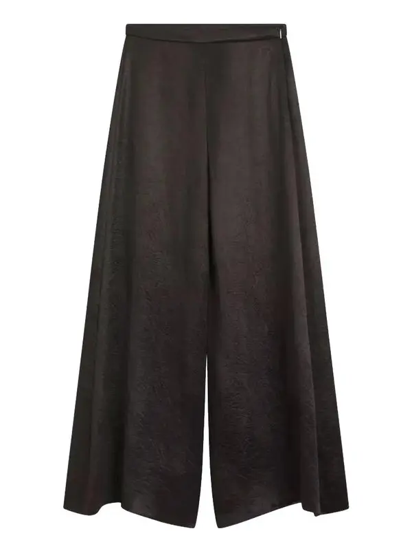 BOSS Side-zip Palazzo Pants - Brown