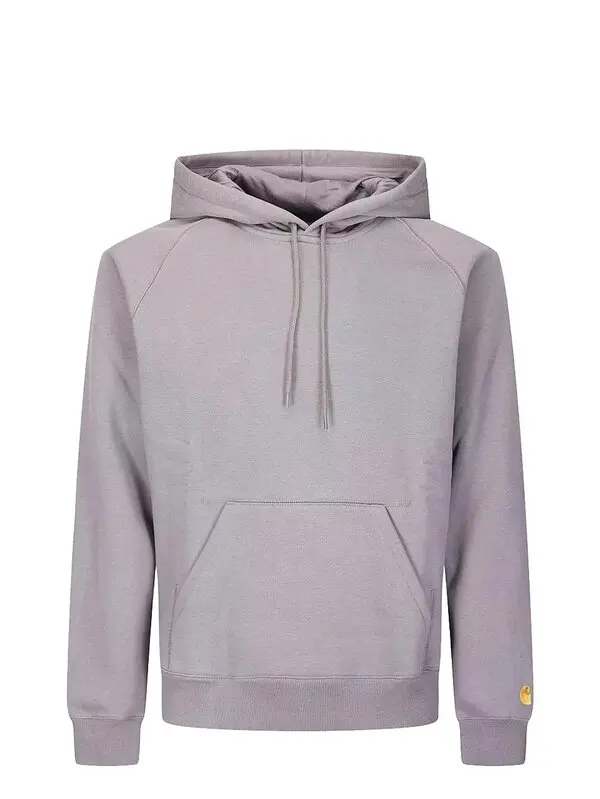 Carhartt Work In Progress Drawstring Hooded Chase Sweatshirt - Grey