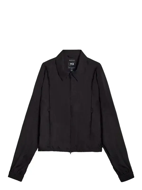 Y3 Collared Zip Jacket - Black