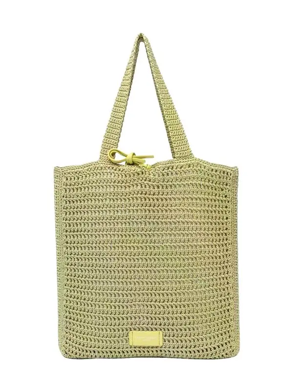 GIANNI CHIARINI Crochet Tote Bag - Green