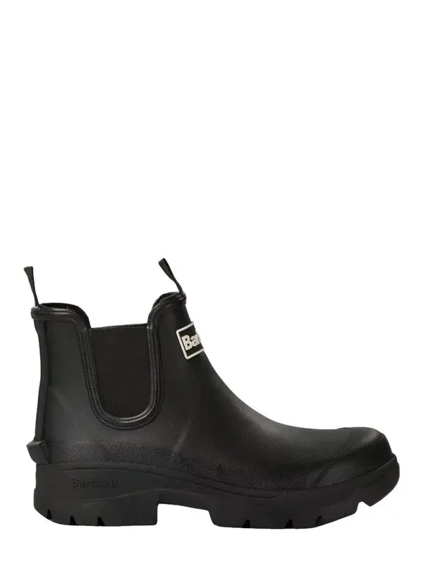 Barbour Logo-patch Rain Boots - Black