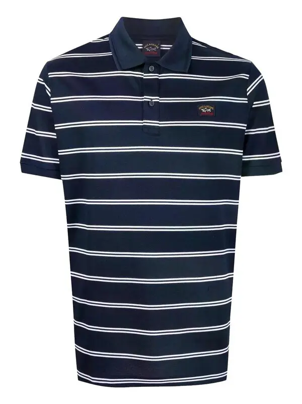 Paul & Shark Save The Sea Organic Cotton Polo Shirt - Blue