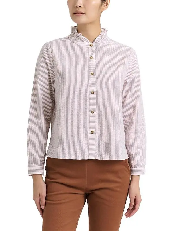 CARTOLINA Percy Top - Camel Stripe