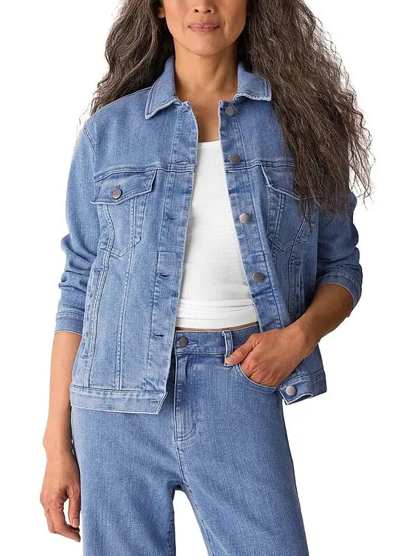 Eileen Fisher Jean Jacket - Classic Indigo