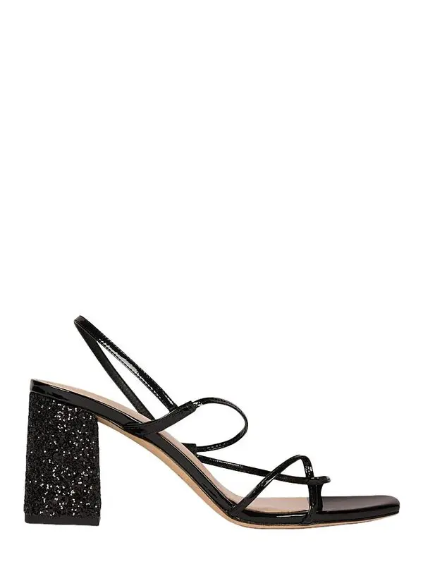 Sandro Faye Strappy Sandals - Black