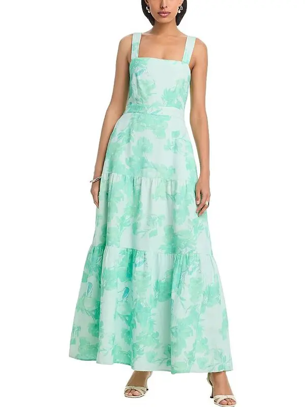 French Connection Cooper Maxi Dress - Mermaid Green