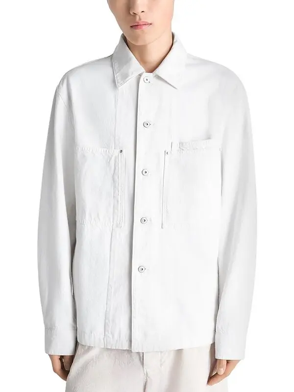 LEMAIRE Workwear Overshirt - Milk