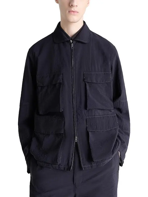 LEMAIRE 3d Pocket Jacket - Squid Ink