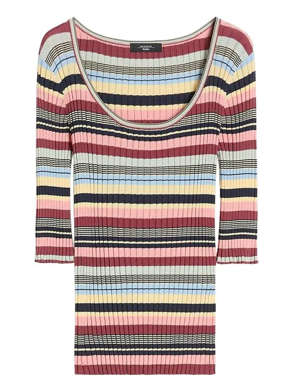 Max Mara Ribbed Sweater - Multicolour