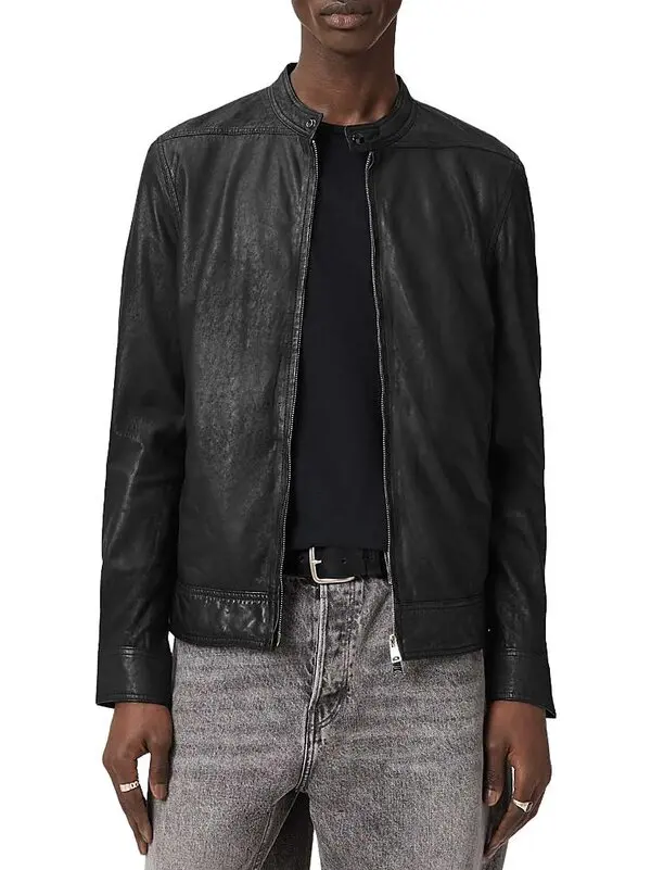 ALLSAINTS Colt Leather Jacket - Black