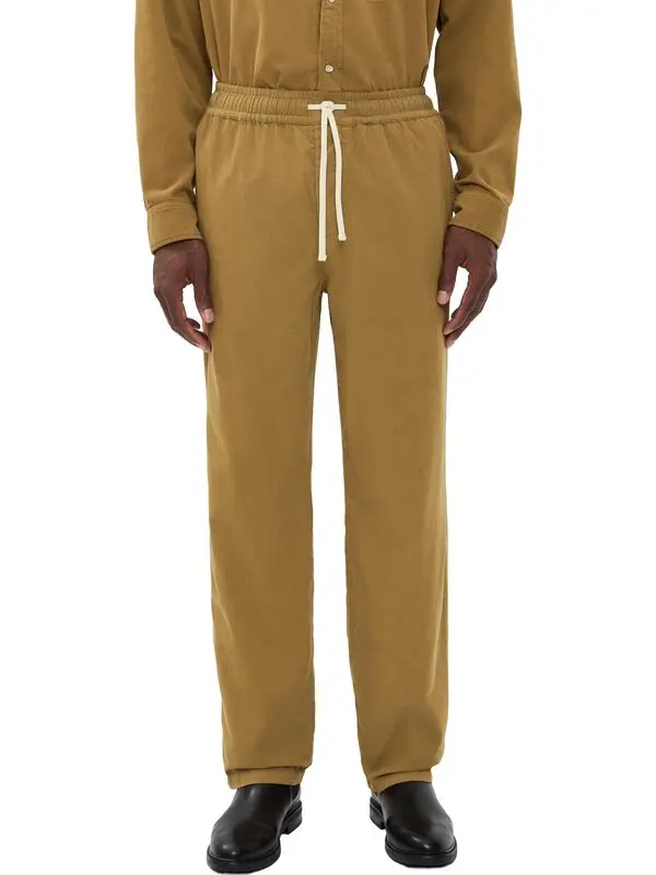 Isabel Marant Nirlen Corduroy Pull-on Pants - Light Bronze