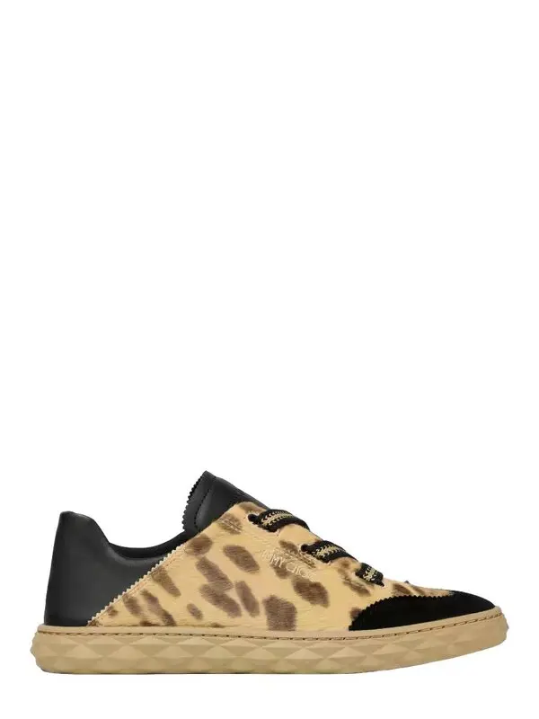 JIMMY CHOO Diamond Light Flex Leopard Sneakers - Neutrals