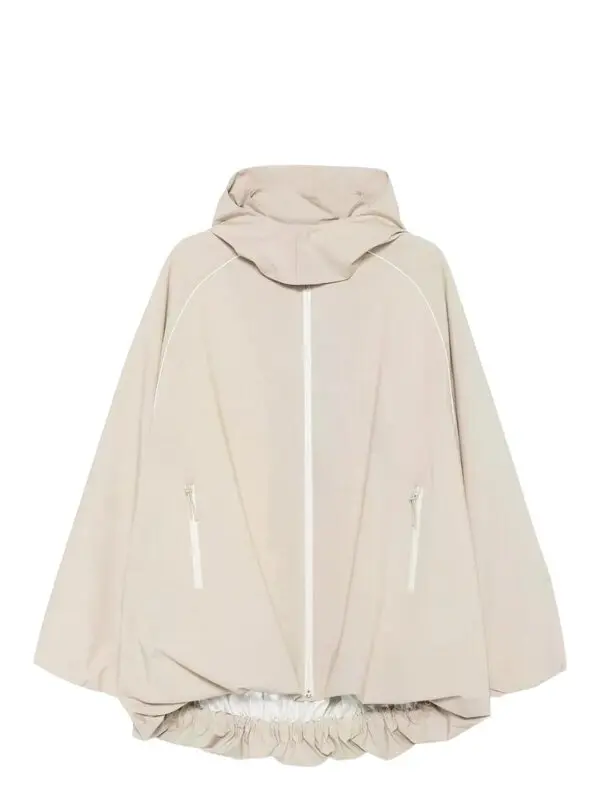Lacoste Hooded Piped Jacket - Neutrals