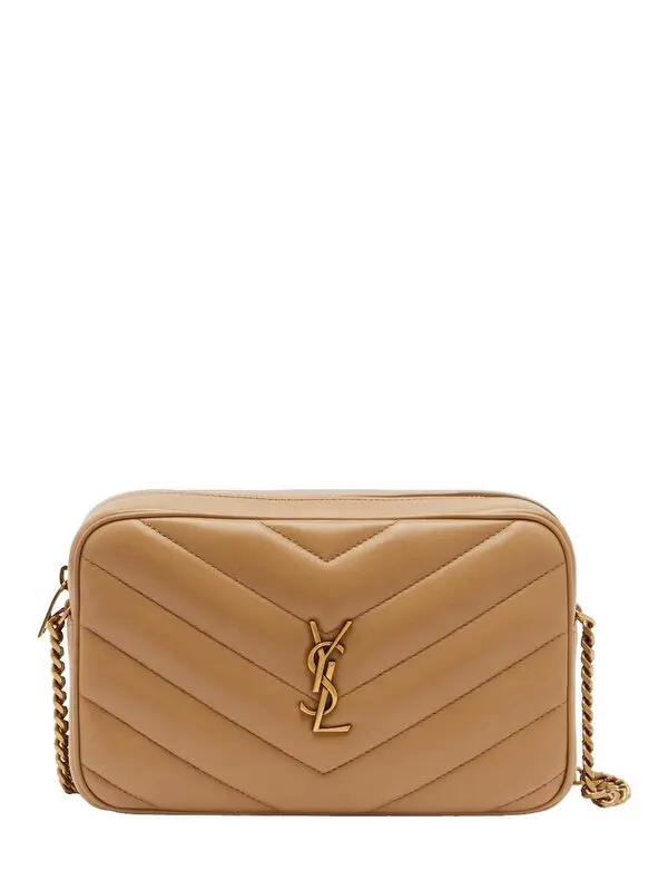 Saint Laurent Loulou Medium Camera Bag - Brown