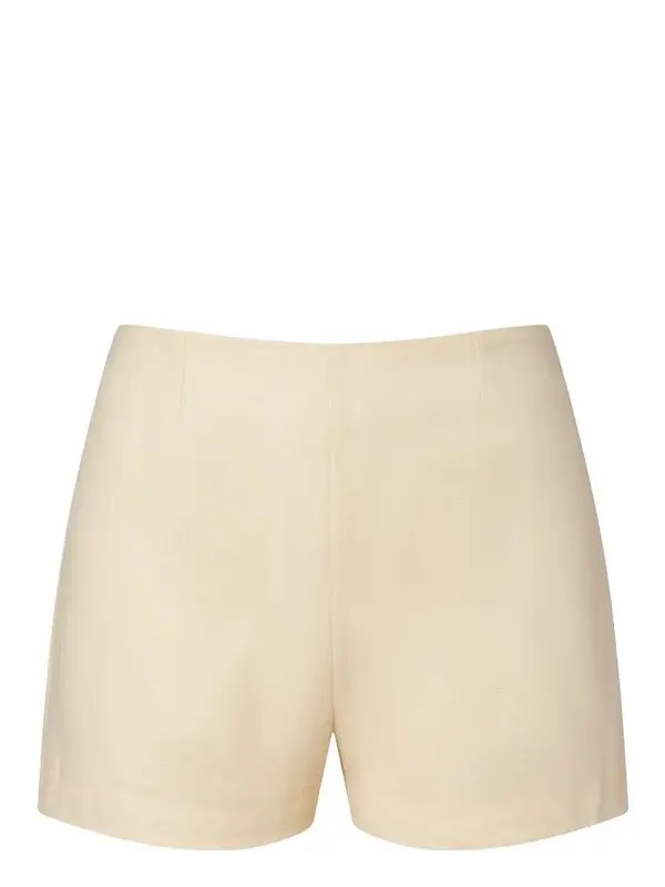 Faithfull The Brand Lila Linen Shorts - Yellow