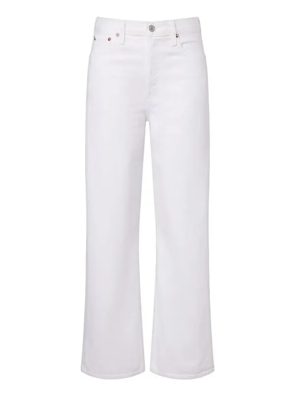 AGOLDE Low Slung Baggy Wide-leg Jeans - White