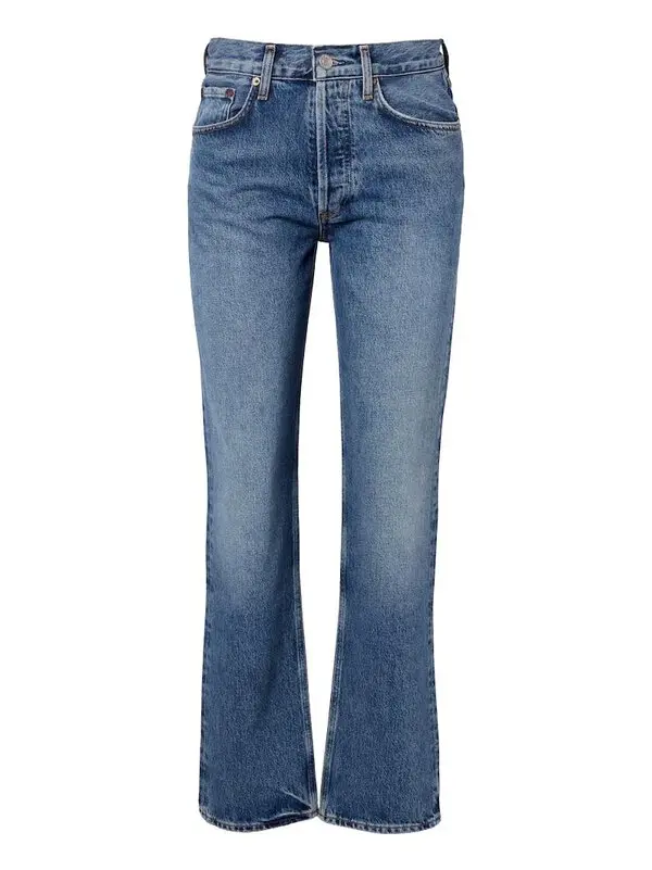 AGOLDE Lana Straight Jeans - Blue