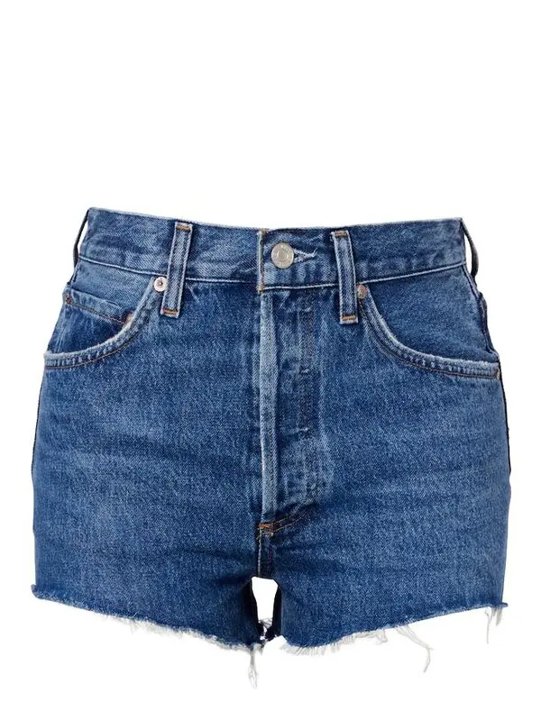 AGOLDE Ridley Denim Shorts - Blue