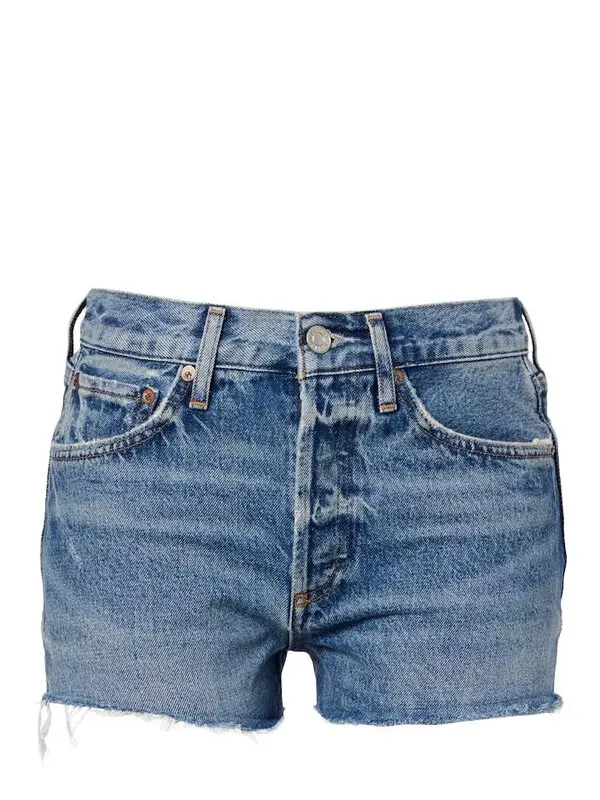AGOLDE Parker Denim Shorts - Blue