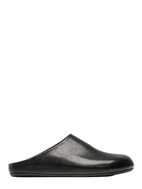 Officine Creative Babouche 001 Leather Mules - Black