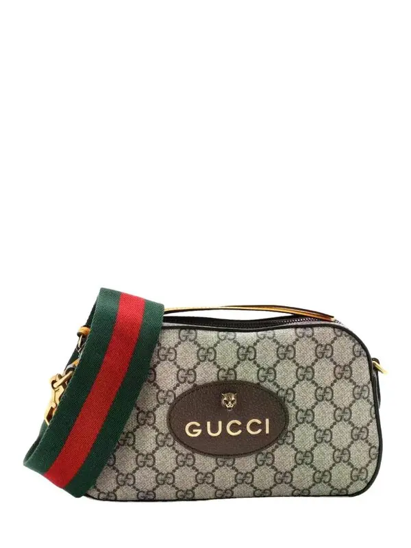 Gucci Neo Vintage Camera Messenger Bag Gg Coated Canvas - Brown
