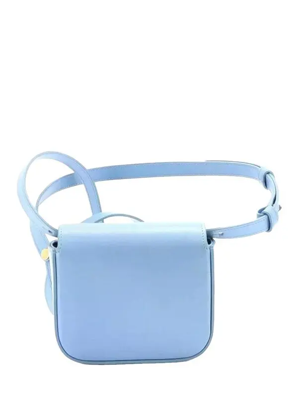 Celine Claude Leather Mini Shoulder Bag - Blue