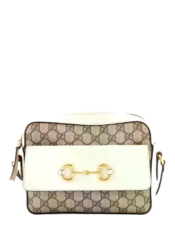 Gucci Horsebit 1955 Flap Pocket Camera Bag - Neutrals