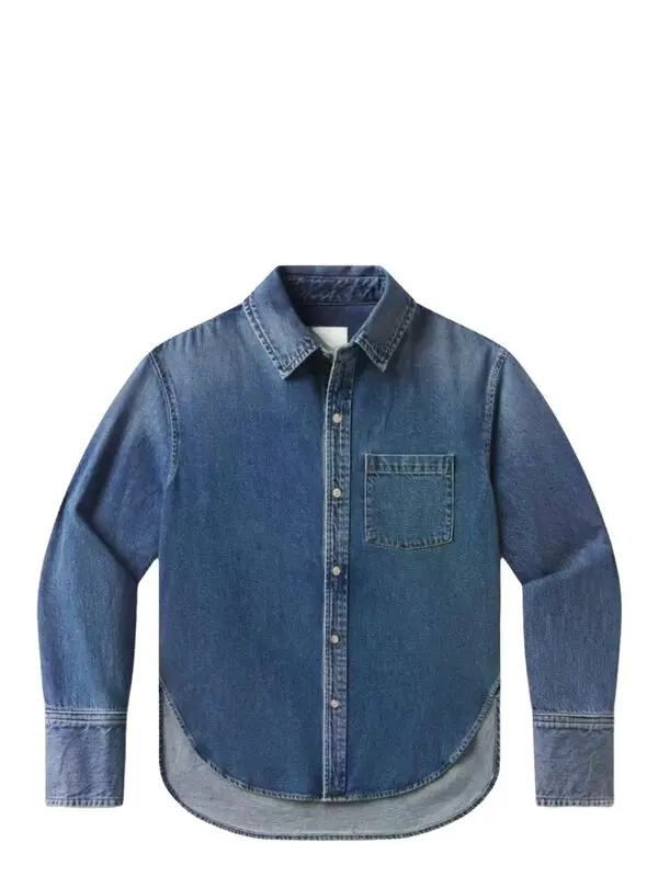 Citizens Of Humanity Button Chest Pocket Denim Shirt - Blue
