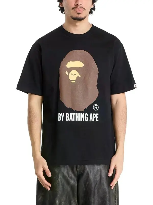A BATHING APE Graphic Print T-shirt - Black
