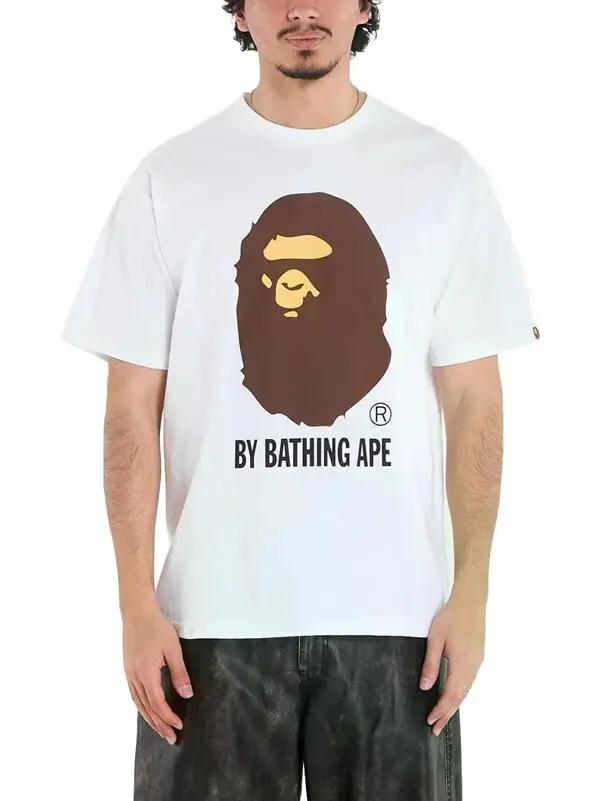A BATHING APE Graphic Print T-shirt - White