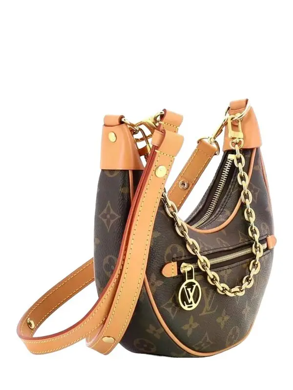 LOUIS VUITTON Loop Handbag Monogram Canvas - Brown