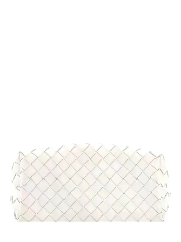 Bottega Veneta Andiamo Top Handle Intrecciato Nappa Small Satchel - White