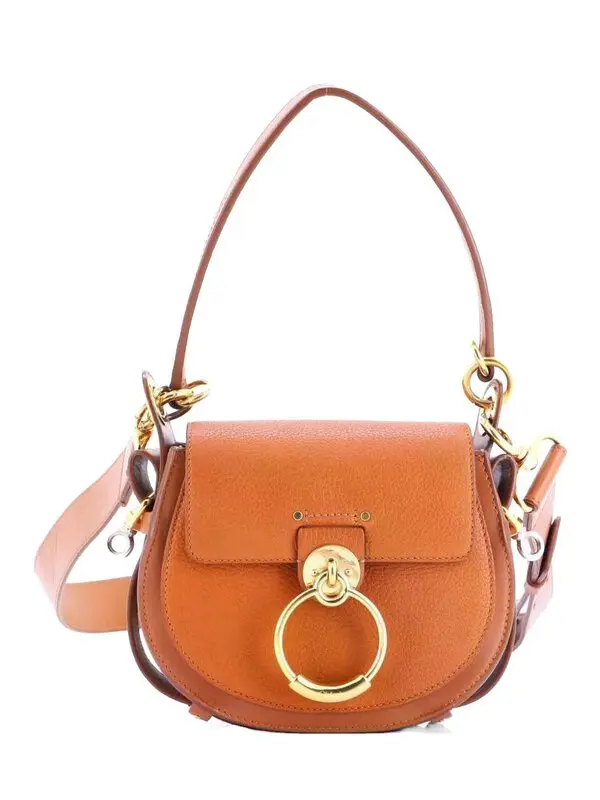 Chloé Tess Small Shoulder Bag - Brown