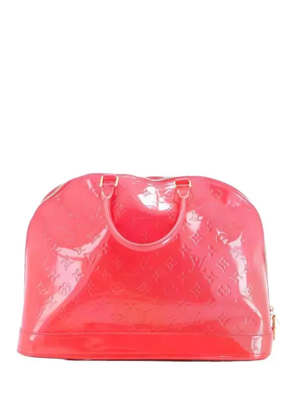 LOUIS VUITTON Alma Handbag Monogram Vernis Gm - Pink