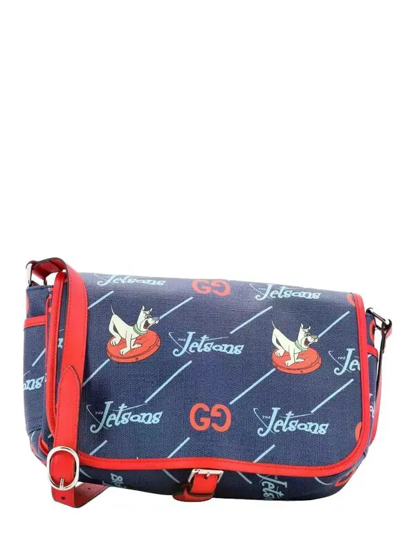 Gucci X The Jetsons Gg Astro Printed Crossbody Bag - Blue