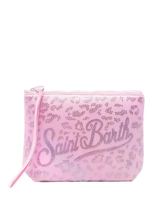 MC2 SAINT BARTH Strass-embellished Clutch - Pink