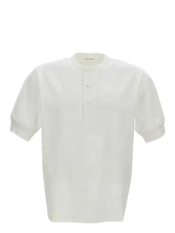 KAPTAIN SUNSHINE Buttoned Polo-shirt - White